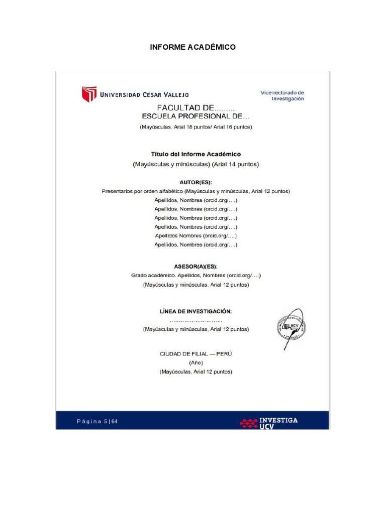 Informe Académico: Análisis y Datos | PDF