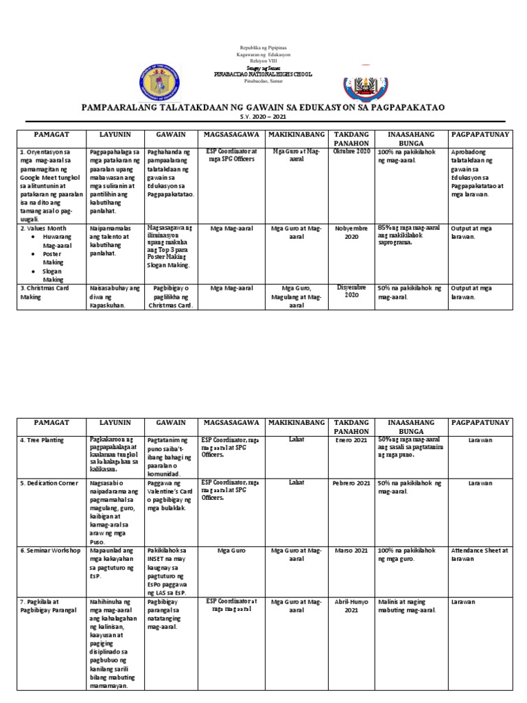Action Plan Esp | PDF