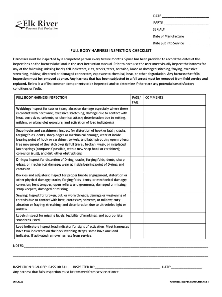 Harness Inspection Checklist ER | PDF | Corrosion | Manufactured Goods