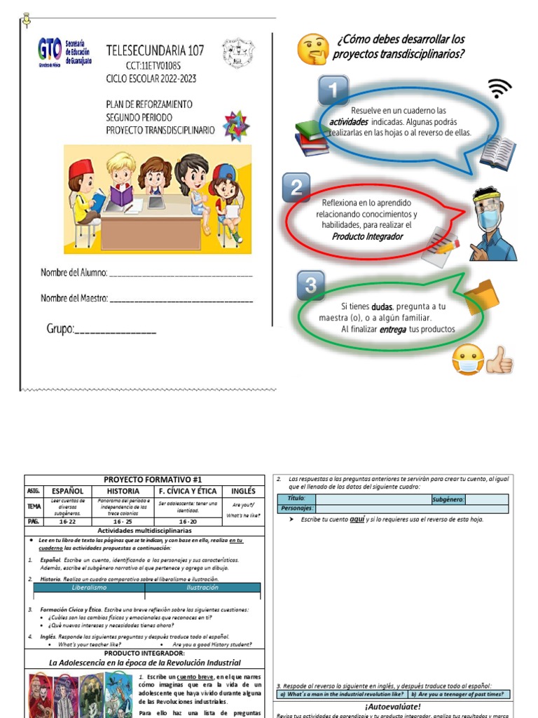 Plan De Reforzamiento Academia De Primer Grado Pdf