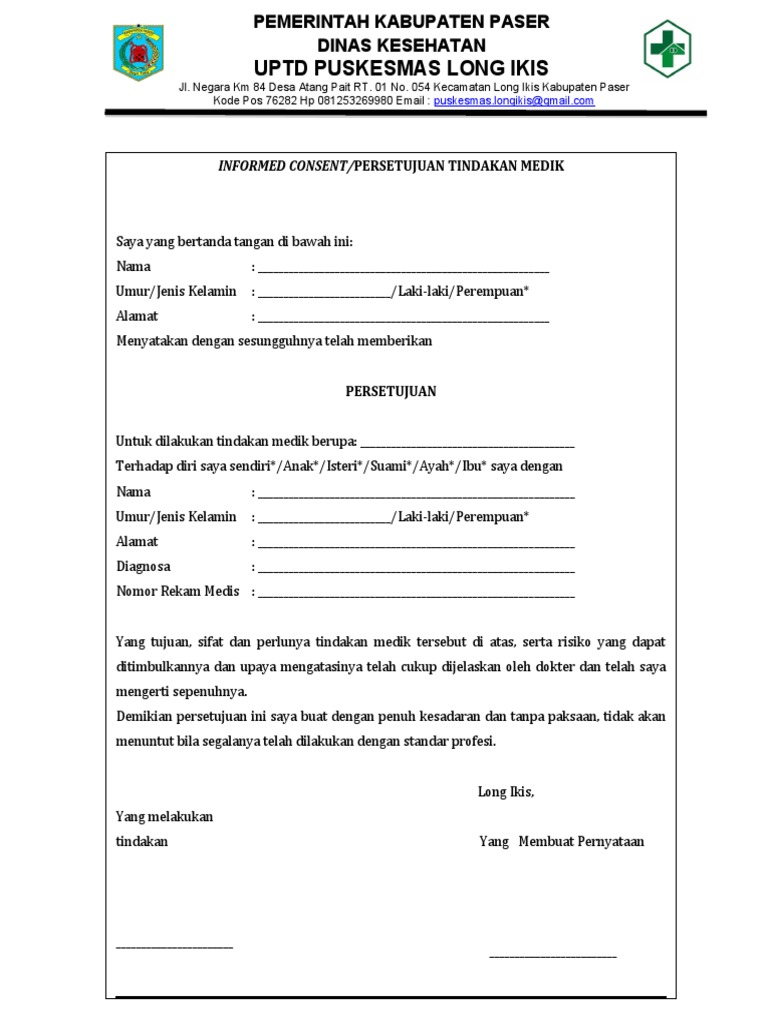 Informed Consent 2023 | PDF | Pengembangan Diri