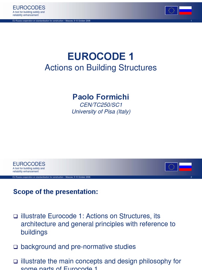 Eurocode 1: Actions On Building Structures | PDF | Snow | Reliability ...