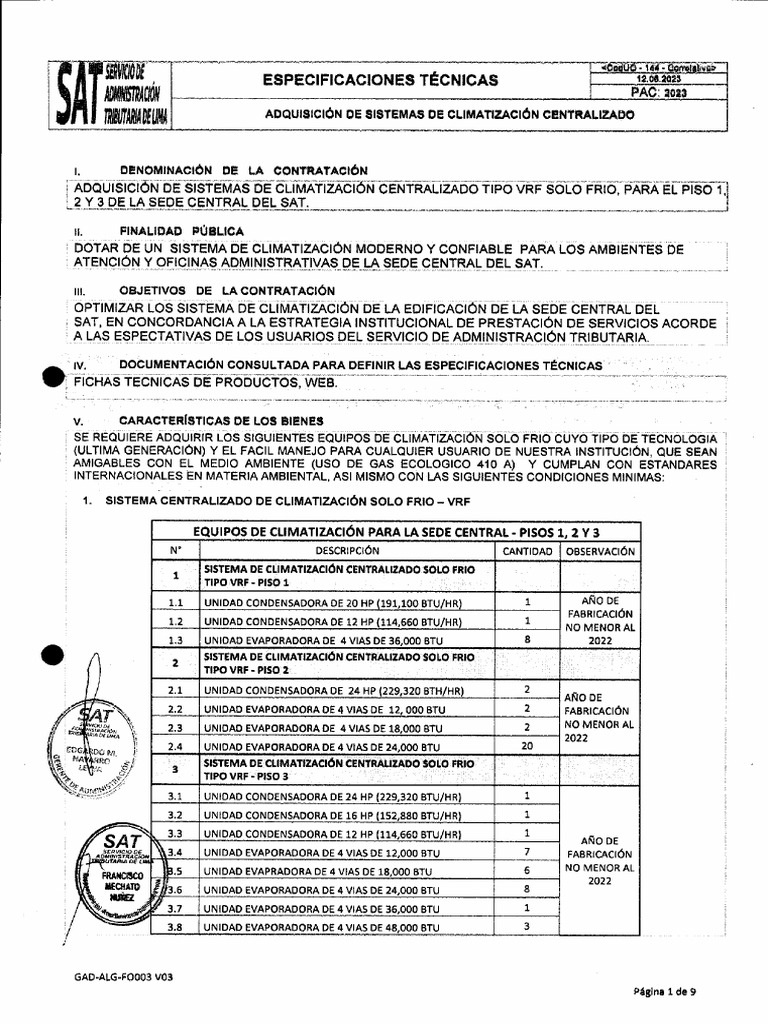 Ee - Tt. Sistema Climatizacion - VRF | PDF | Seguro