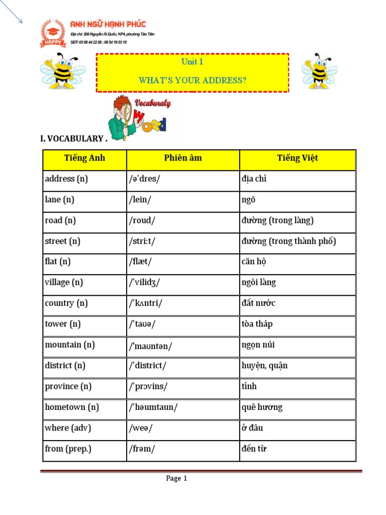 Vocab & Grammar Grade 5 | PDF