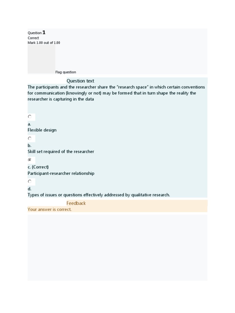 PR-1-Exam 3rd | PDF | Qualitative Research | Data