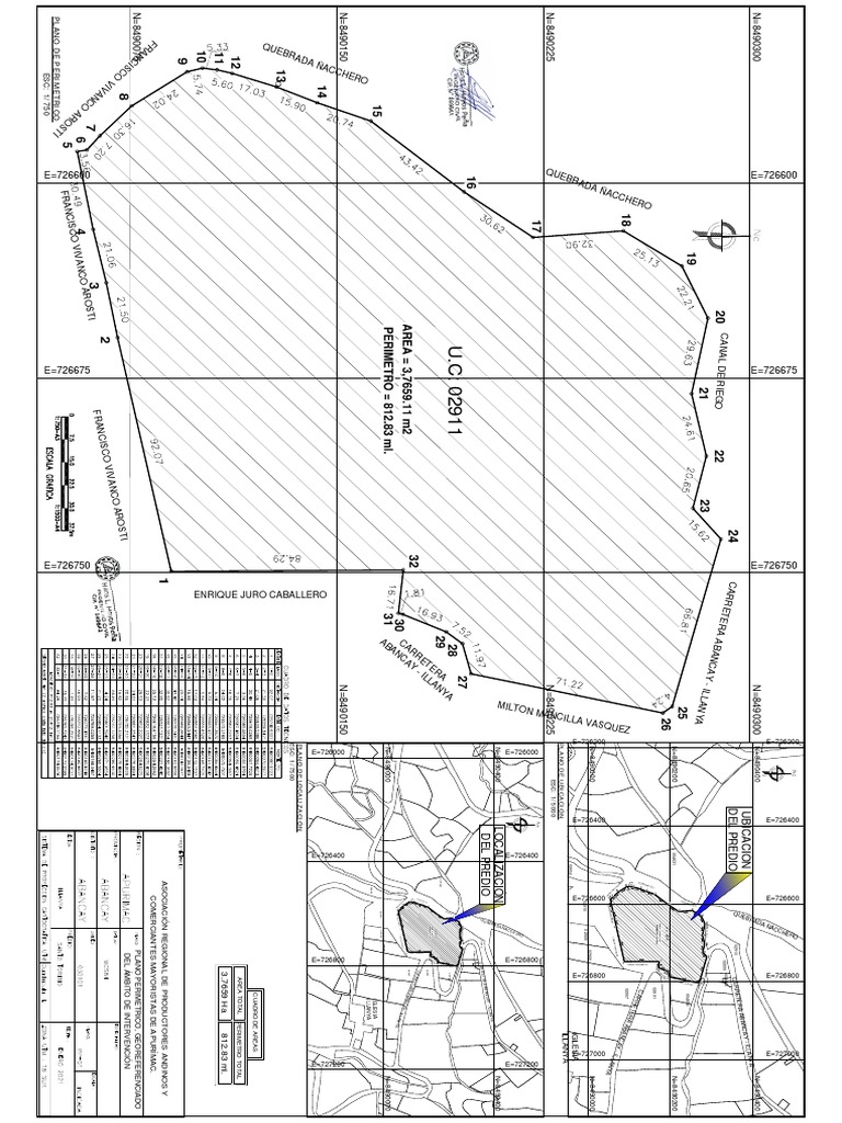Plano Perimetrico Cira - 1 | PDF