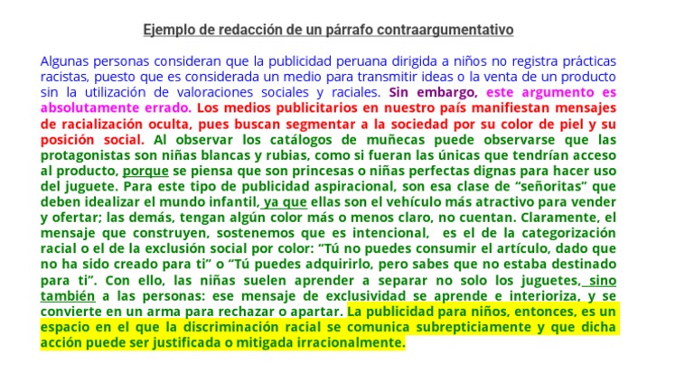 Contraargumentación | PDF