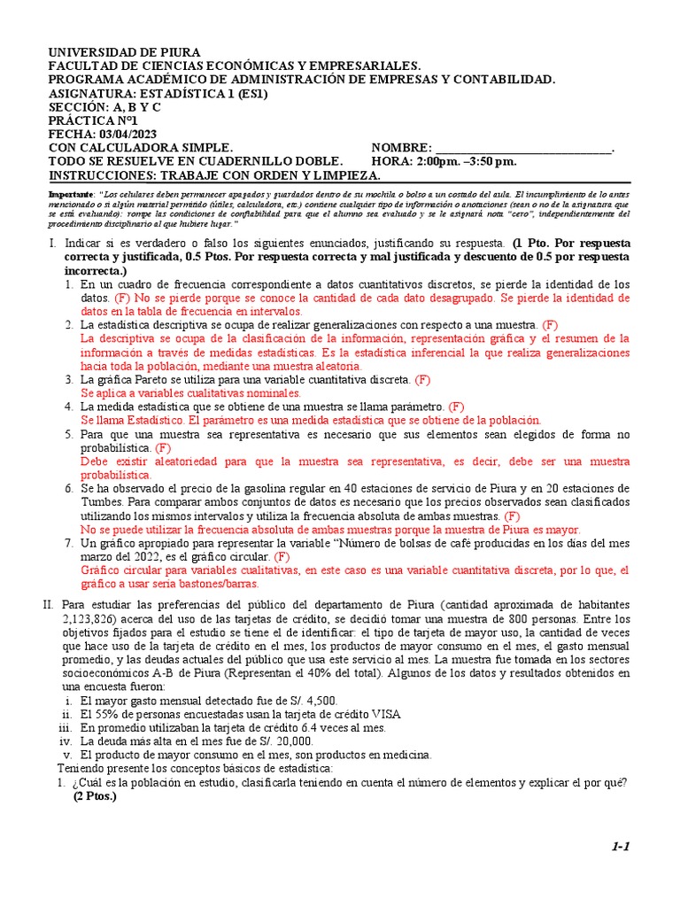 Sol PC1 | PDF | Estadísticas | Método científico