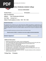 2024 NEAP VCE Specialist Mathematics Units 3&4 Exam 2 Suggested ...