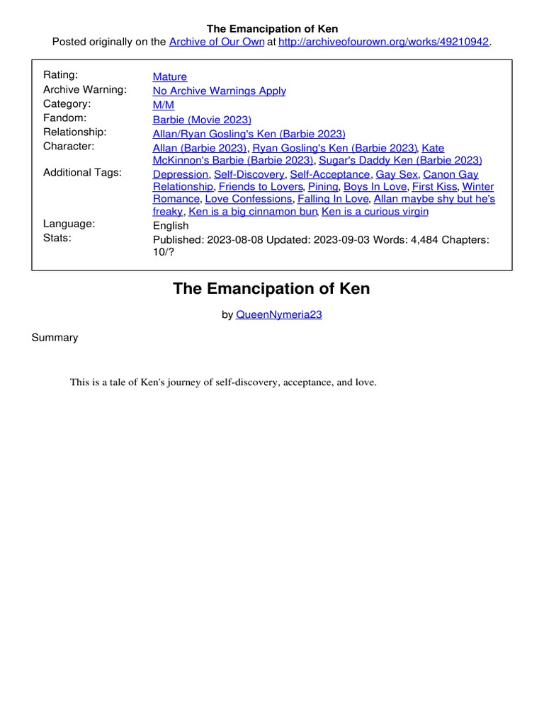 The Emancipation of Ken | PDF