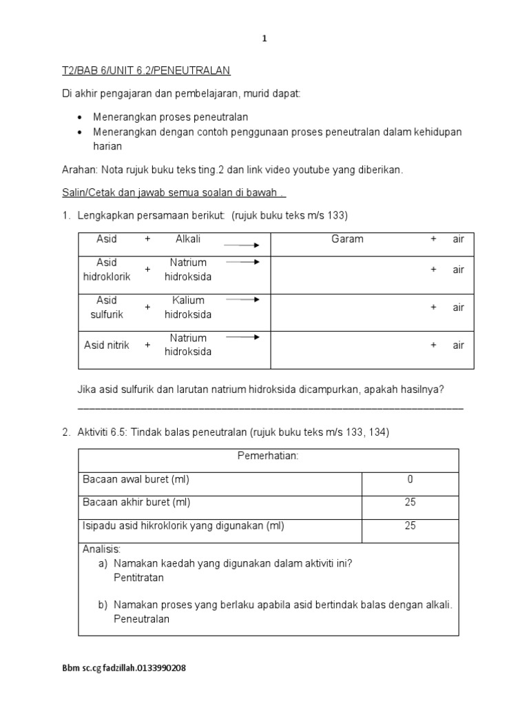 Latihan Sains T2 Bab6 Unit6 2 Pdf