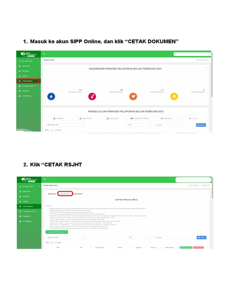 Lampiran Download RSJHT Sipp | PDF