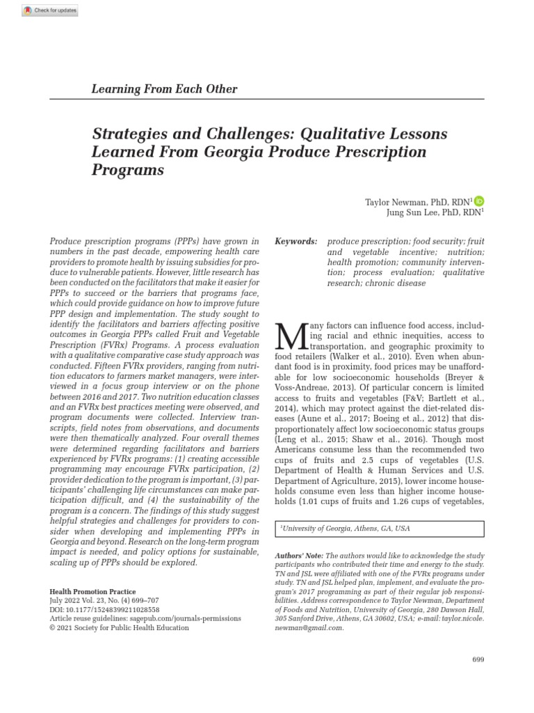 3 Newman-Lee-2021-Strategies-And-Challenges-Qualitative-Lessons-Learned ... 3 Newman-Lee-2021-Strategies-And-Challenges-Qualitative-Lessons-Learned ...