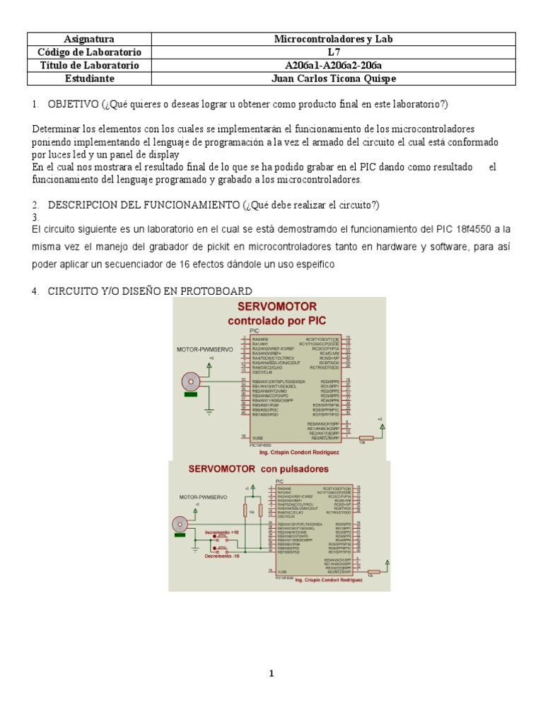 Informe L7 | Descargar gratis PDF | Microcontrolador | Informática