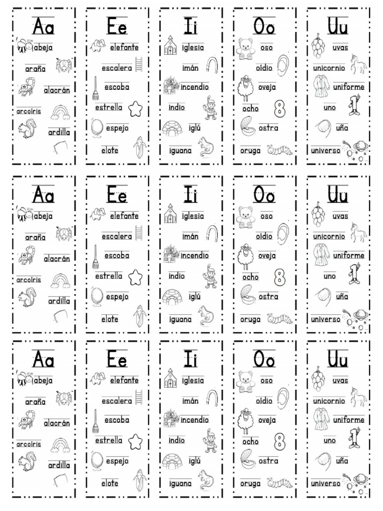 Llaveros Vocales | PDF