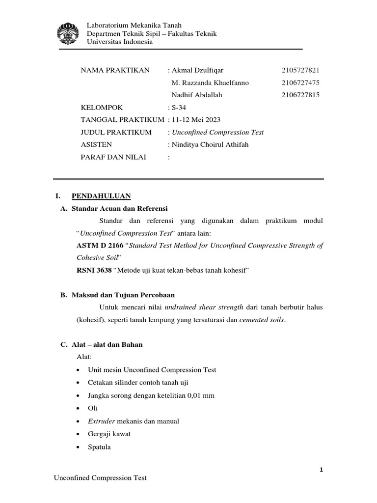 Laporan Praktikum - UCT - S34 - Nadhif Abdallah - Final | PDF