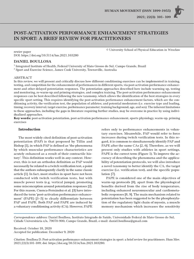 PAP and PAPE Review | PDF | Skeletal Muscle | Muscle Contraction