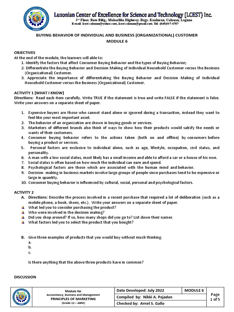 12-Principles-of-Marketing-Week-7-Module-6 | PDF