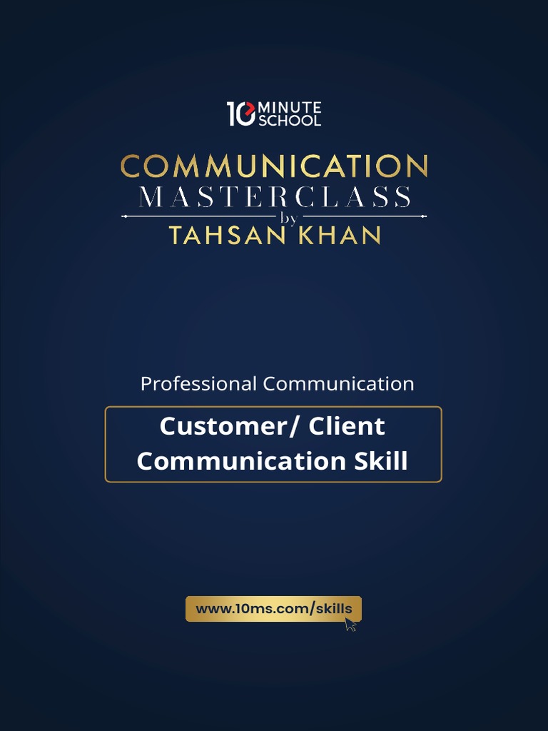 29.customer Client Communication Skill | PDF