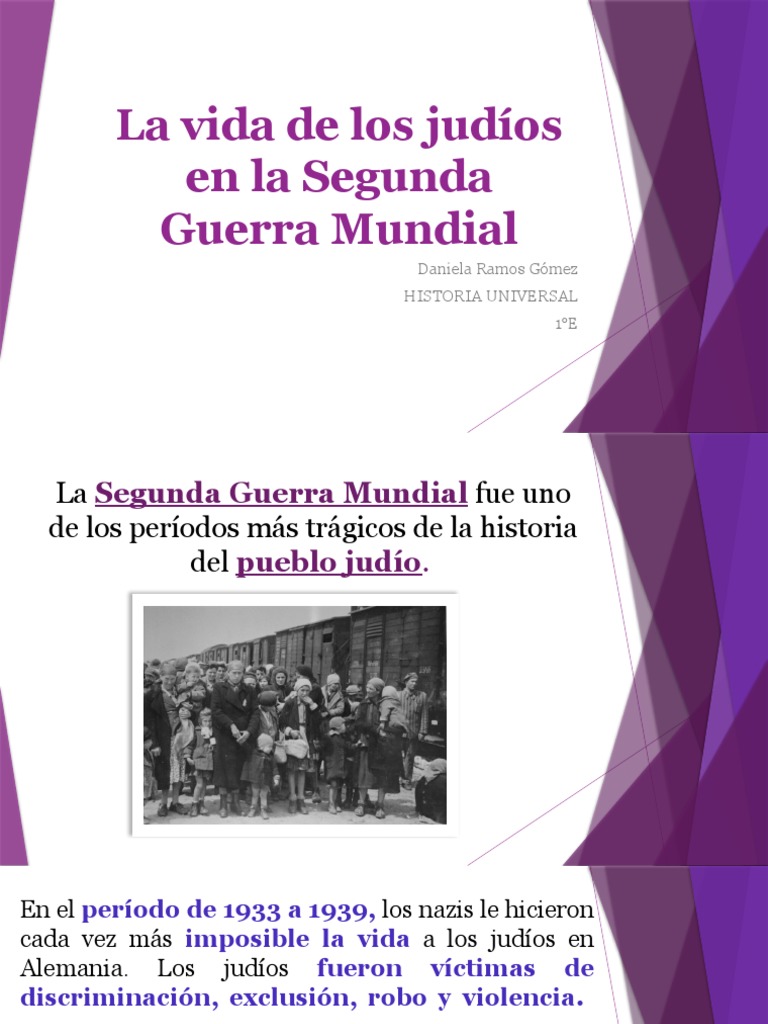 La Vida de Los Judíos en La Segunda | PDF | Historia