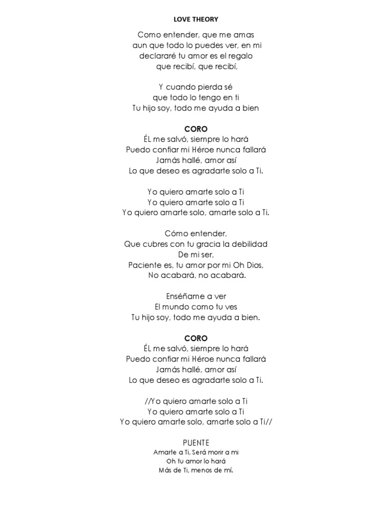 Love Theory | PDF