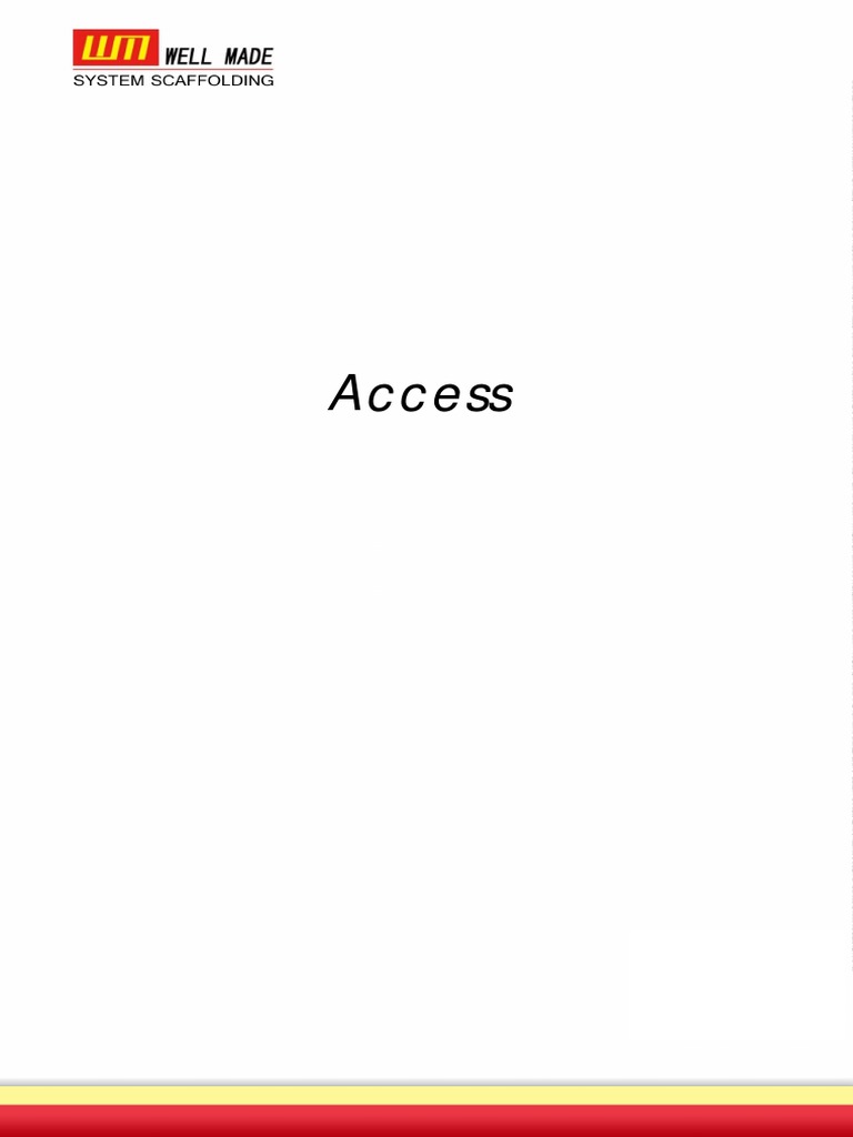 Cuplock Scaffolding System Catalogue & Assembly Manual - Wellmade | PDF ...