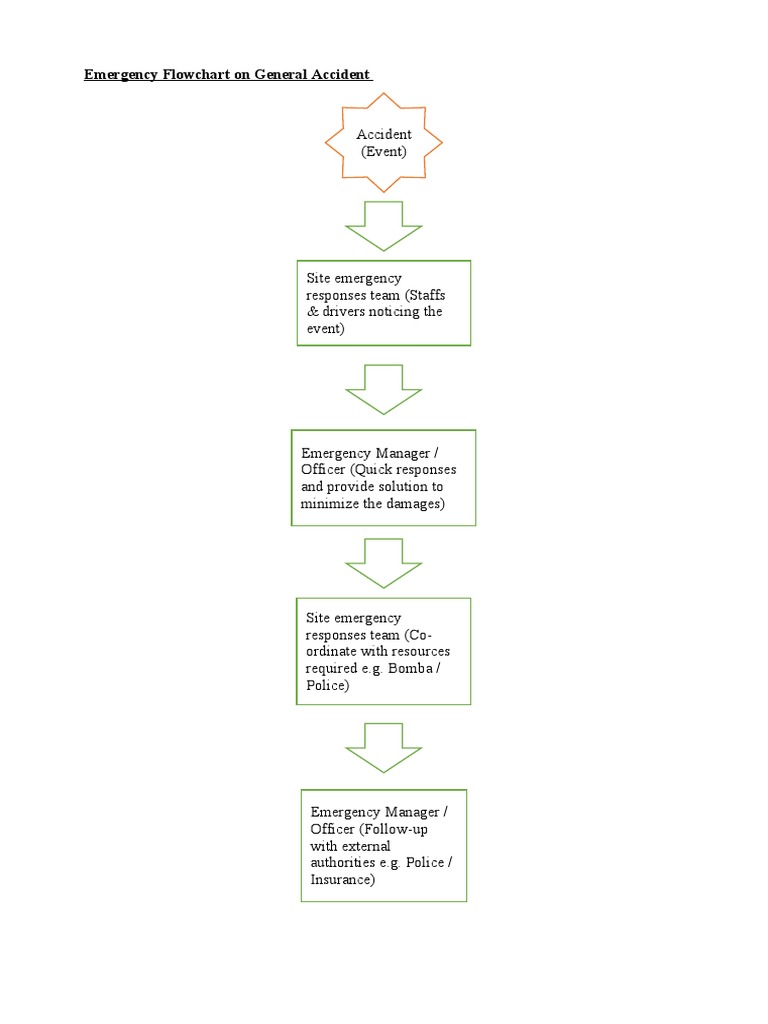 Emergency Flowchart 01 | PDF