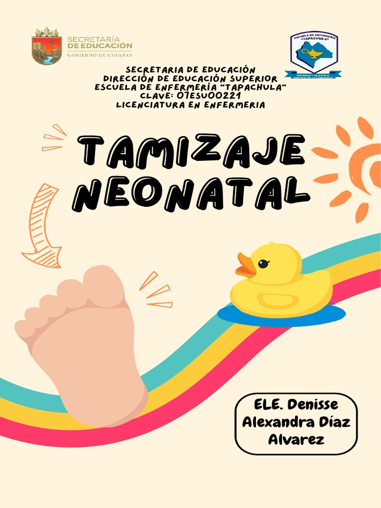 Rotafolio Tamiz Neonatal | PDF