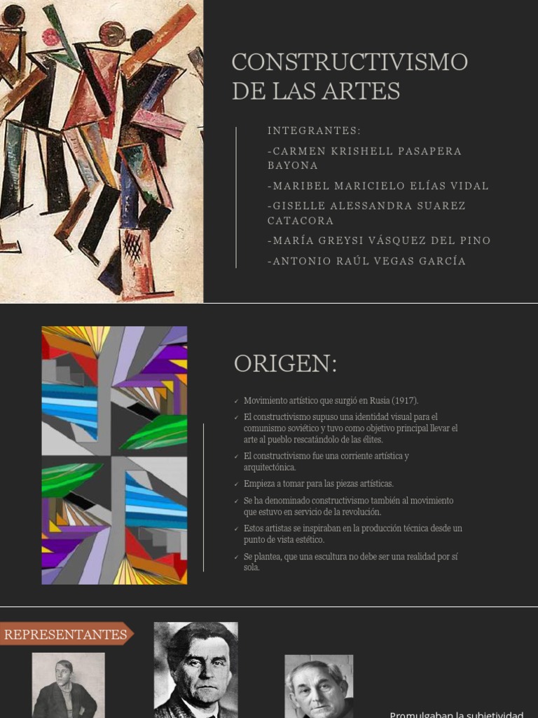 CONSTRUCTIVISMO ARTE | PDF | Arte Moderno | Las artes