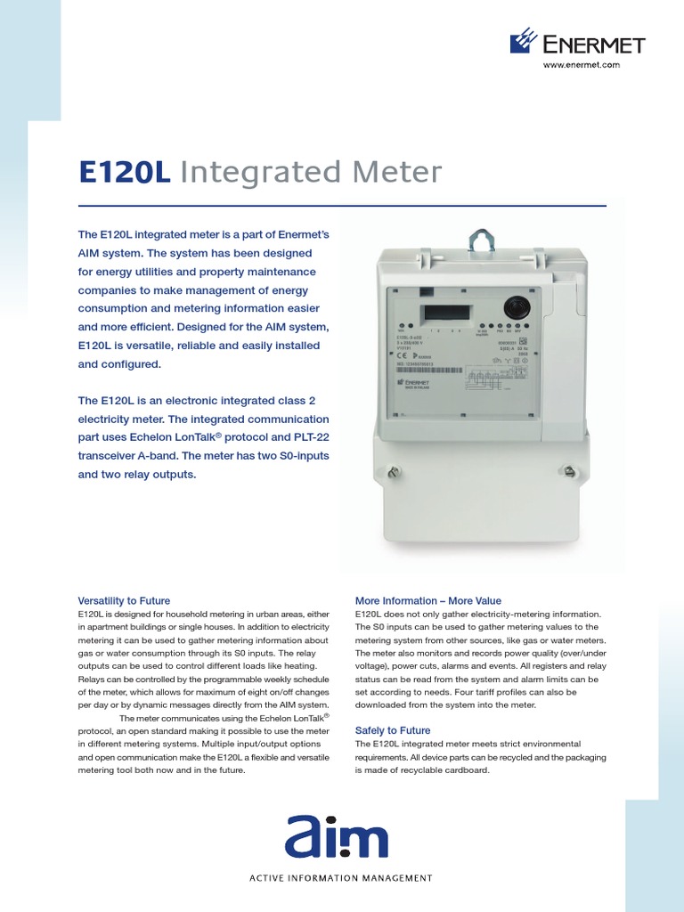 Elektromer E120L | PDF
