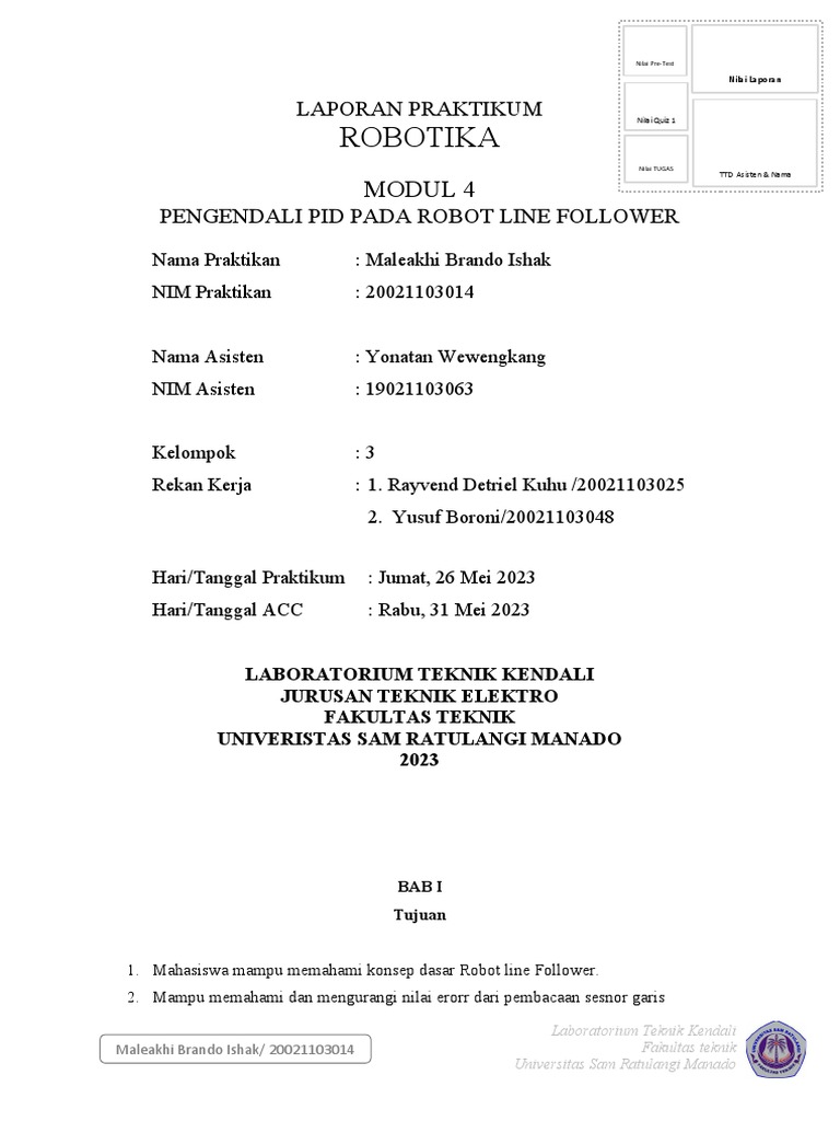 Robotika Modul 4 | PDF | Sains & Matematika | Komputer