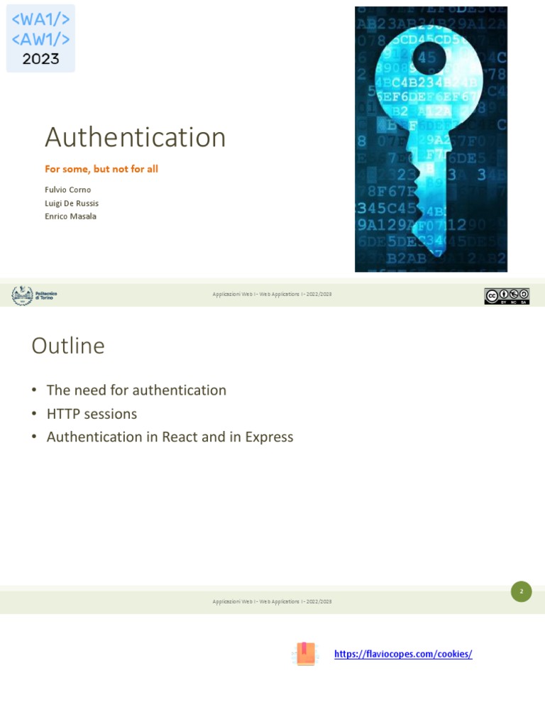 4 03 Authentication | Download Free PDF | Http Cookie | World Wide Web