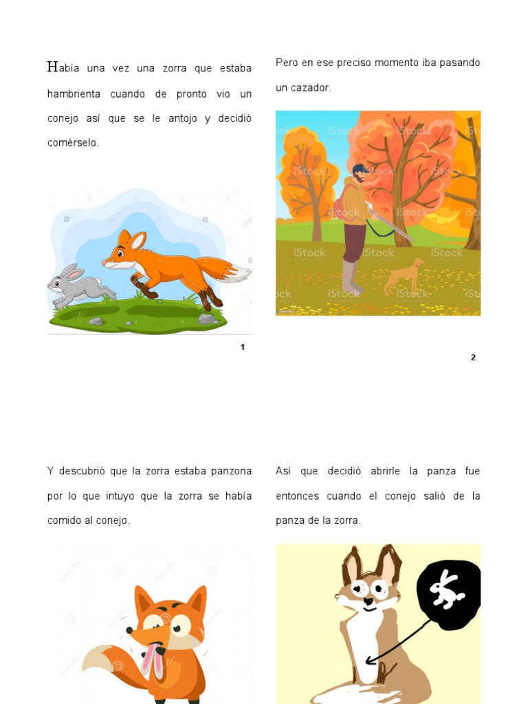 La fábula del zorro y el conejo | PDF