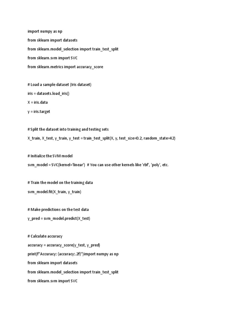 Modelling and Simulation Sample Model 5 | PDF | Support Vector Machine ...
