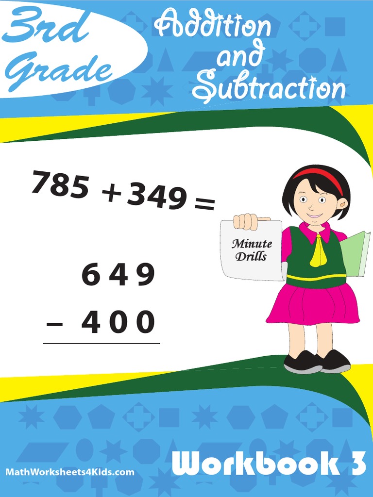Workbooks 3rd Grade Add Sub 3 | PDF | Arithmetic | Elementary Mathematics