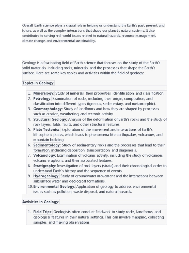 Earth Science Powerpoint For SHS | PDF