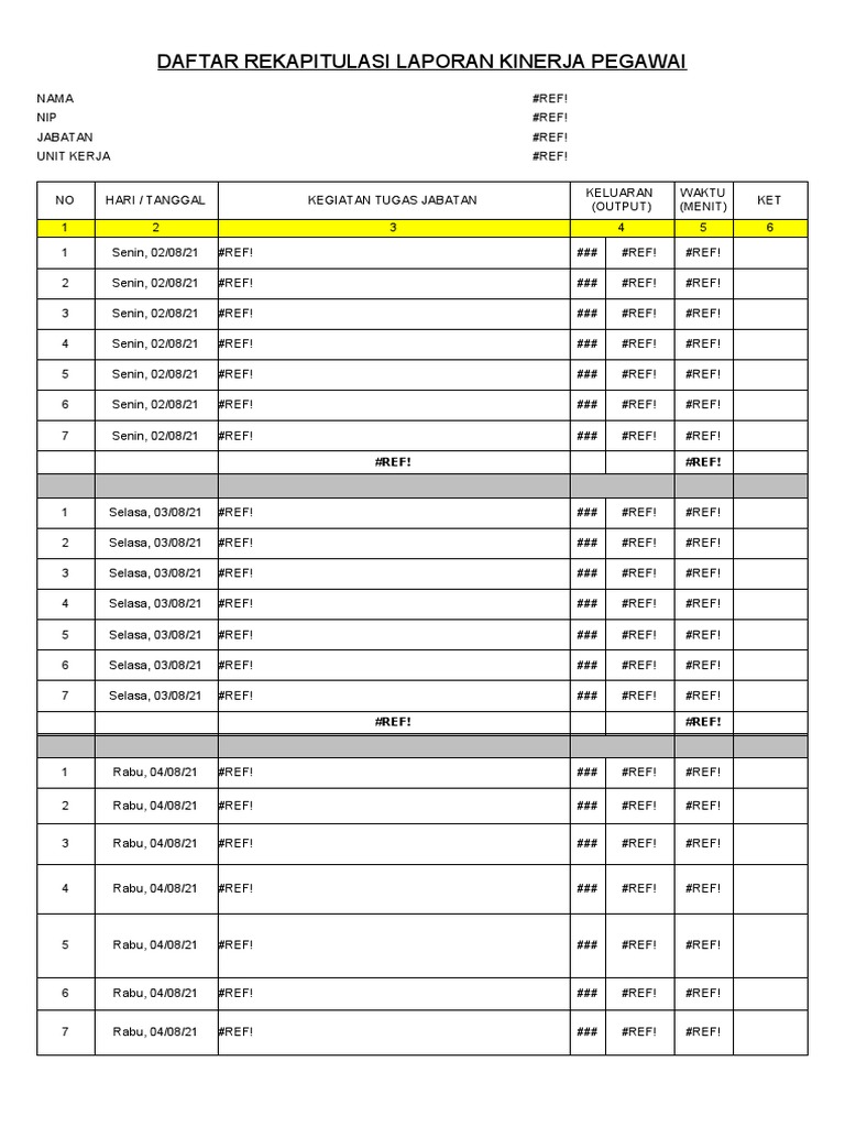 Contoh LKH Manual | PDF