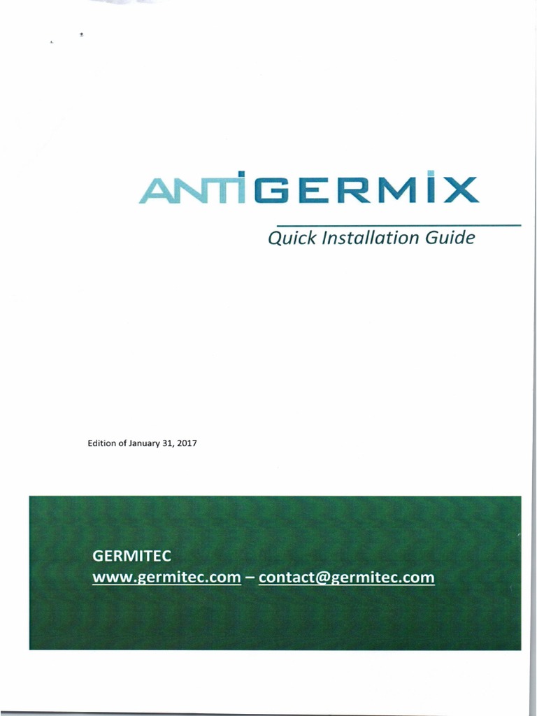 Ultrasound Probe Disinfector Quick Installation Guide | PDF