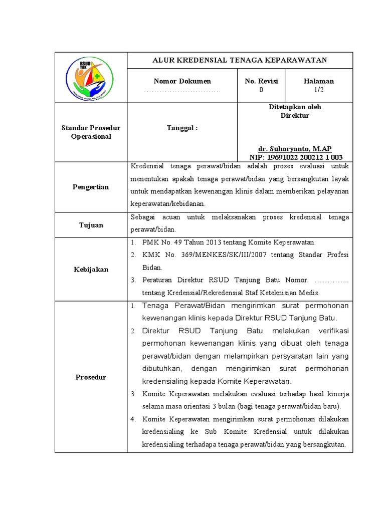 SPO - KREDENSIAL - PERAWAT - and - BIDAN - RSIA - Ha Salinan | PDF ...