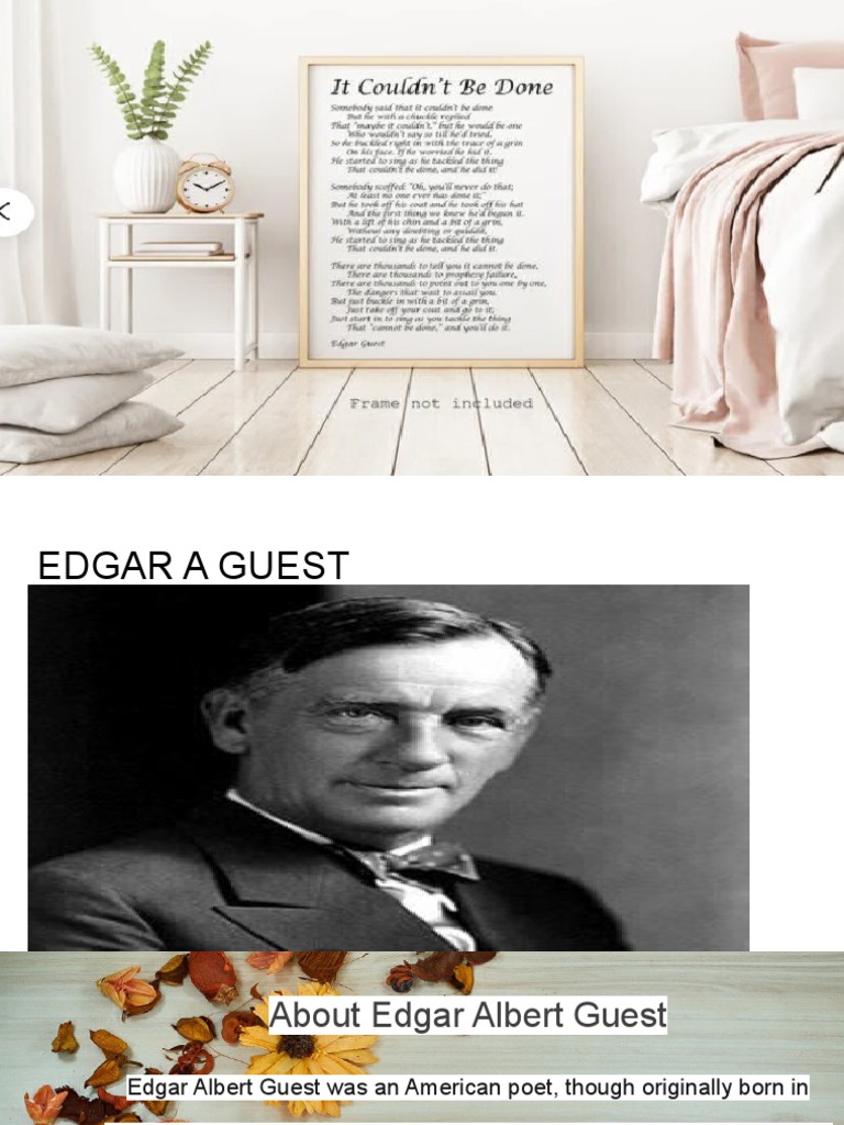 It Couldn't Be Done | PDF | Poetry