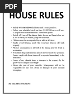 Dormitory Rules and Regulations Guide | PDF | Dormitory | Business