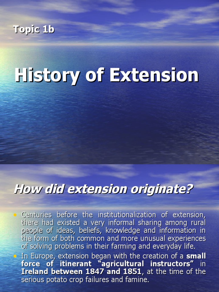 Topic 1b. History | PDF