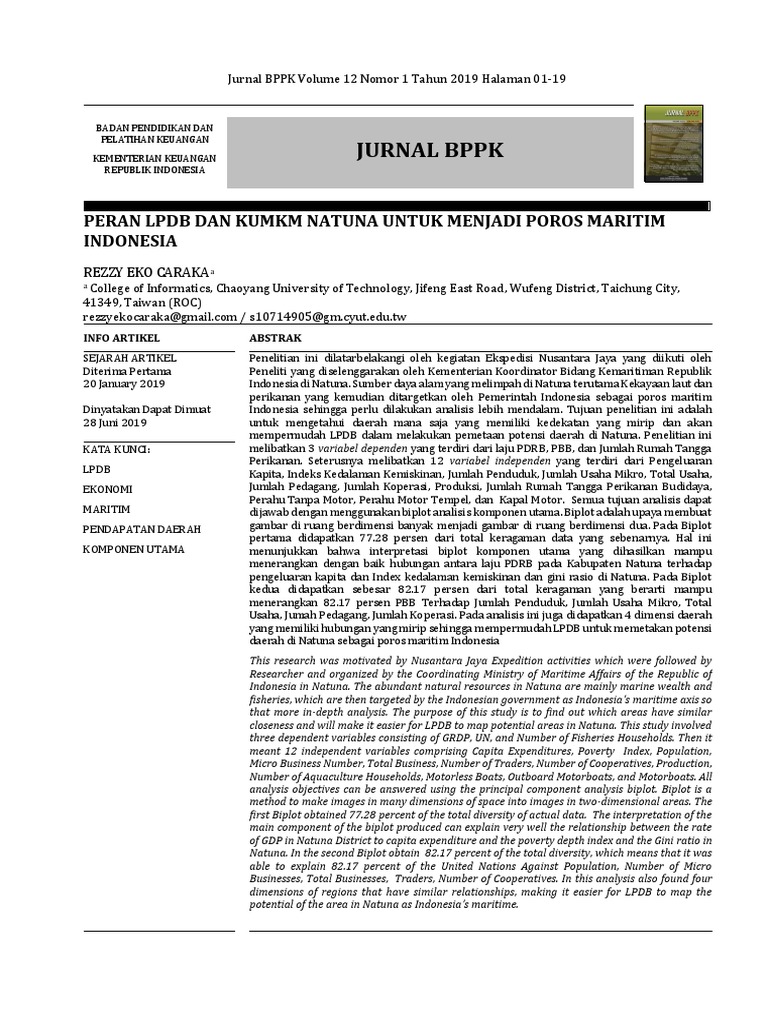 Potensi Ekonomi Maritim Natuna | PDF | Bisnis | Ilmu Sosial