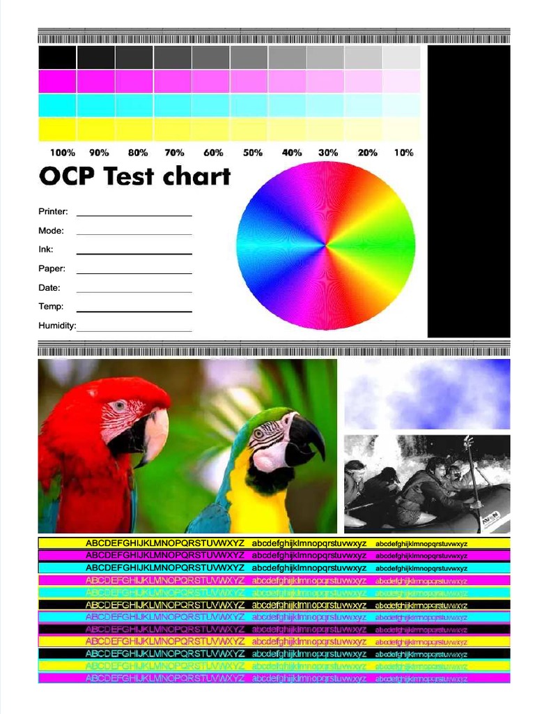 Ocp Color Test Chart | PDF