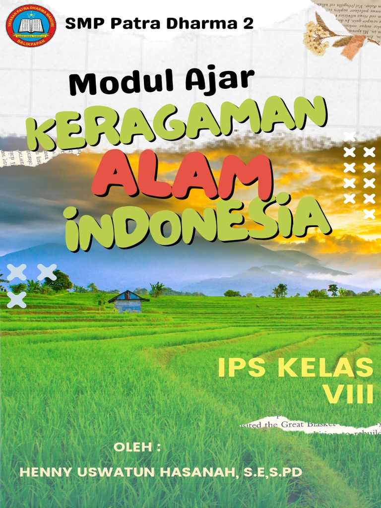 Modul Ajar Keragaman Alam Indonesia Ips Kelas 8 | PDF