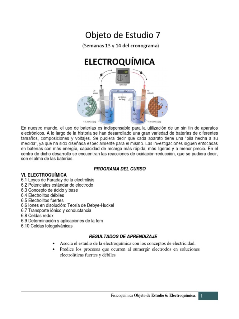 Electroquímica Ok | PDF | Redox | Electrodo