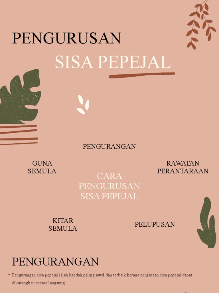 BAB 4 Sisa Pepejal | PDF BAB 4 Sisa Pepejal | PDF