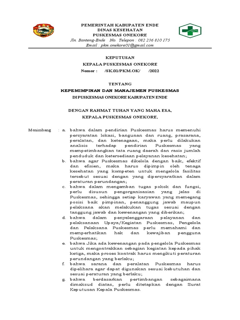 SK KMP | PDF | Pengembangan Diri | Kesehatan Holistik