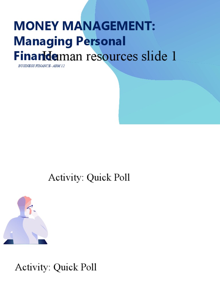 Money Management Cycle | PDF | Expense | Saving