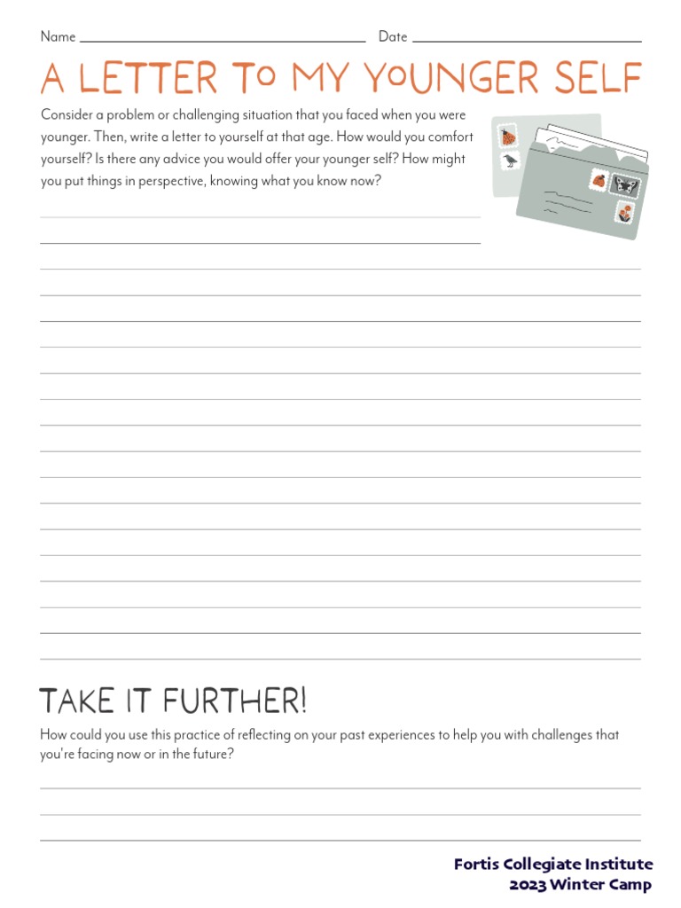 A Letter to My Younger Self | PDF